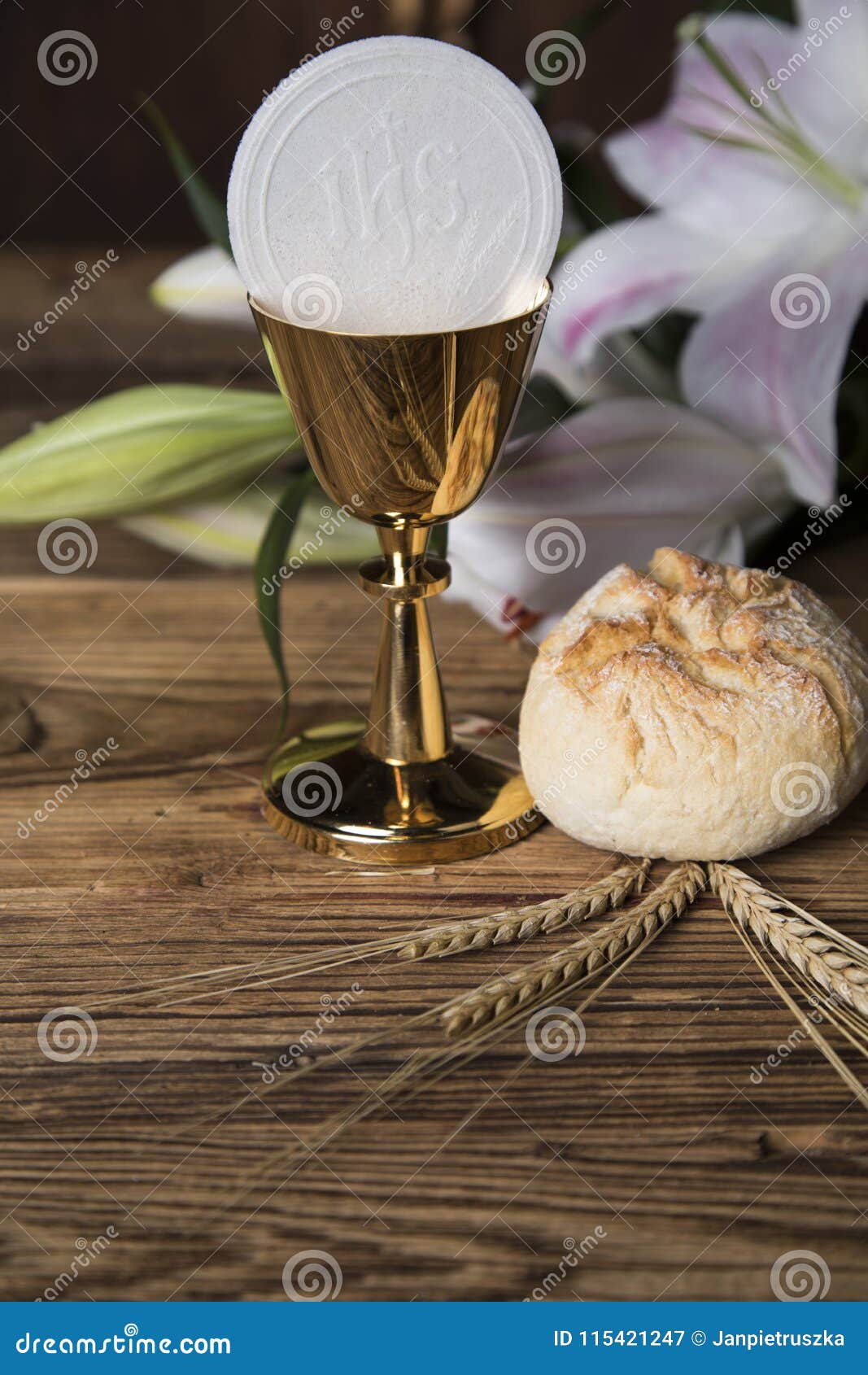 Eucharistie, Sacrement De Communion Image stock - Image du dieu, église ...
