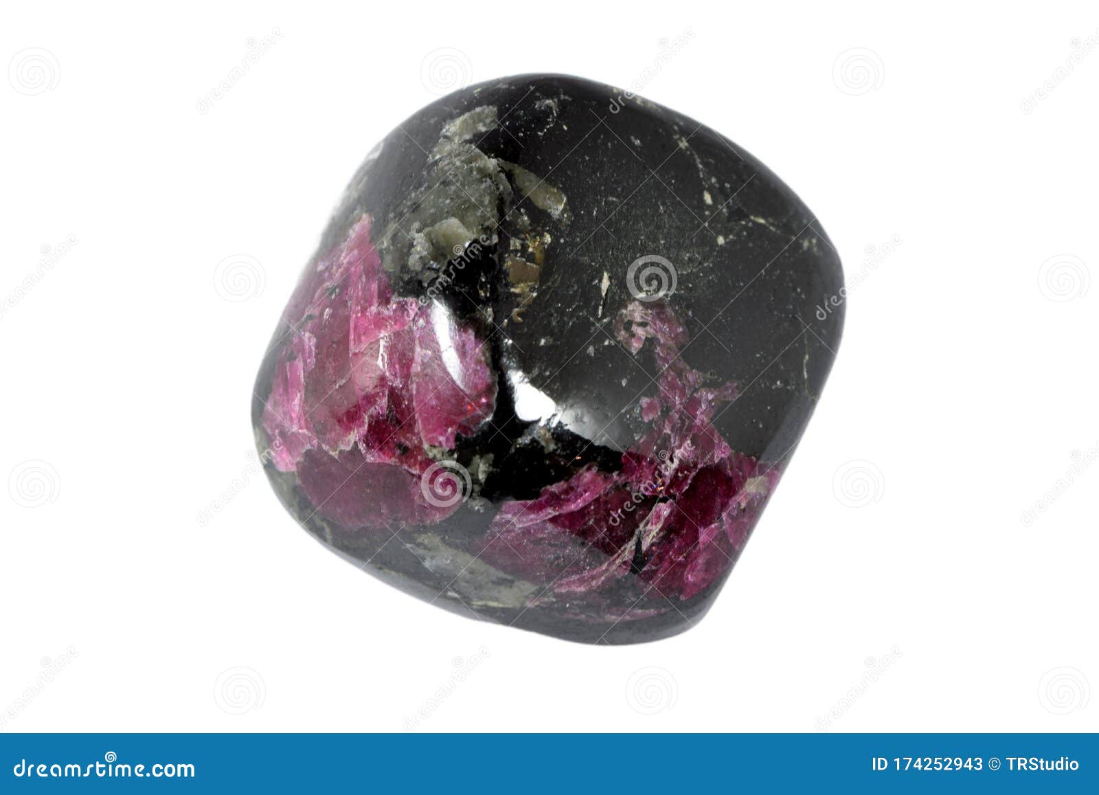 Eudialyte Polished stock image. Image of pink, jewel - 174252943