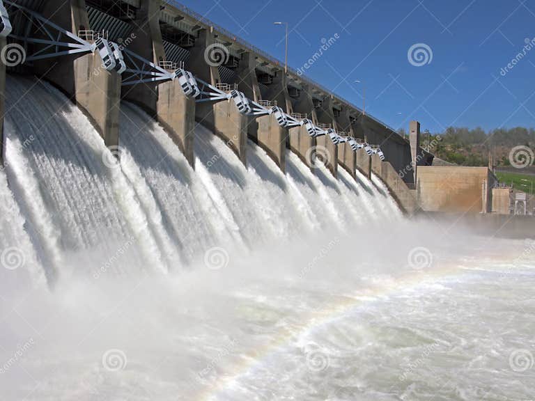 Eufaula Dam in Oklahoma stock photo. Image of power, hydroelectric ...