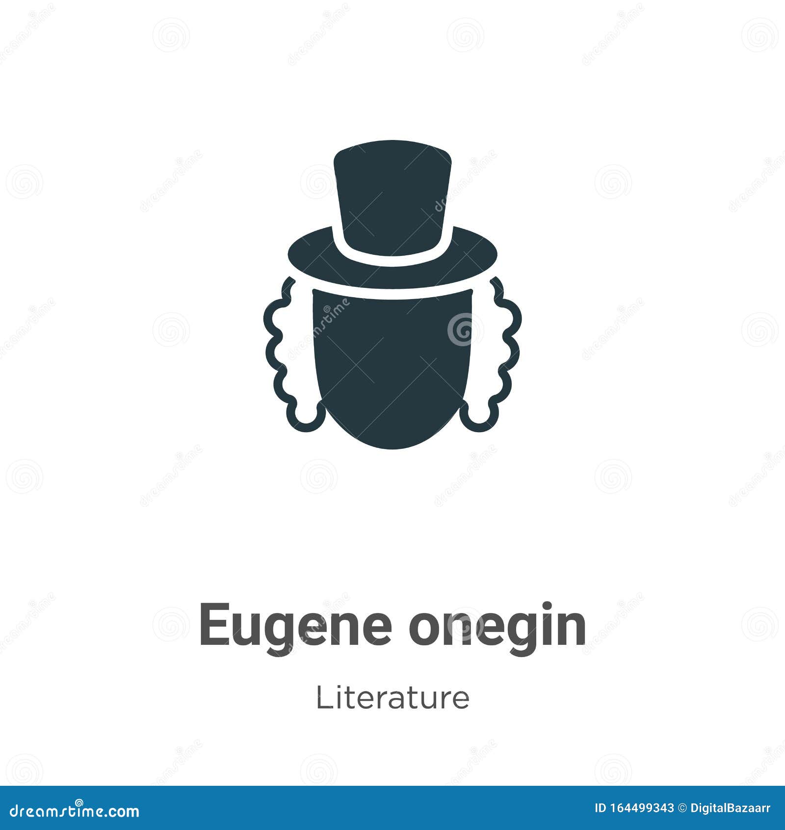 Eugene Onegin Icon Vector Isolated On White Background, Logo Con ...