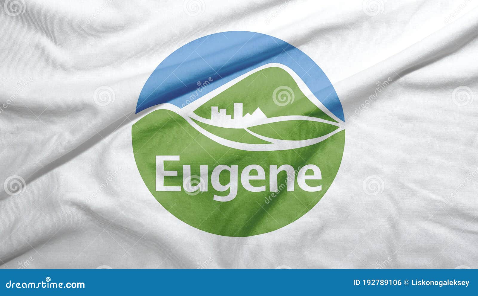 Eugene of Oregon of United States Flag Background Stock Photo - Image ...