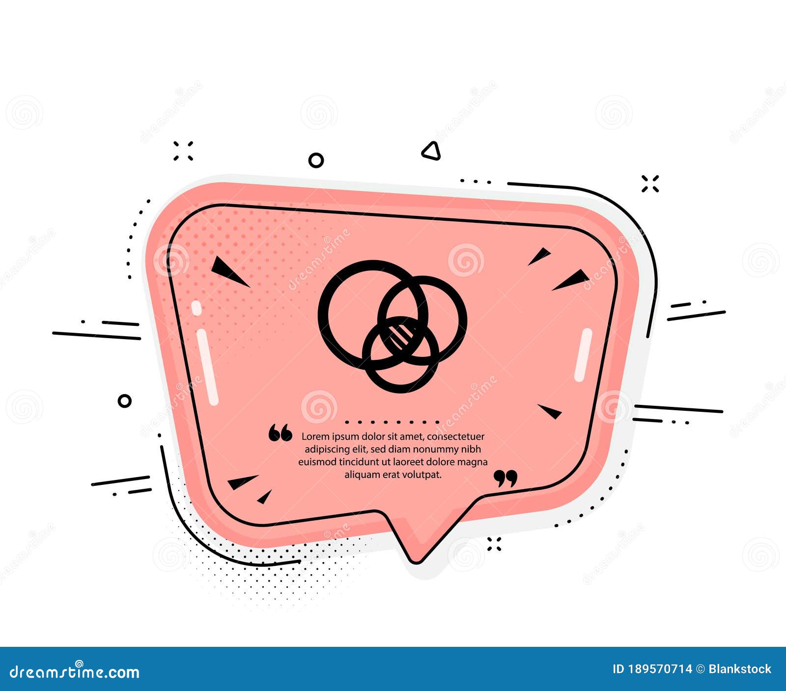 Euler Diagram Icon. Eulerian Circles Sign. Vector Stock Vector ...
