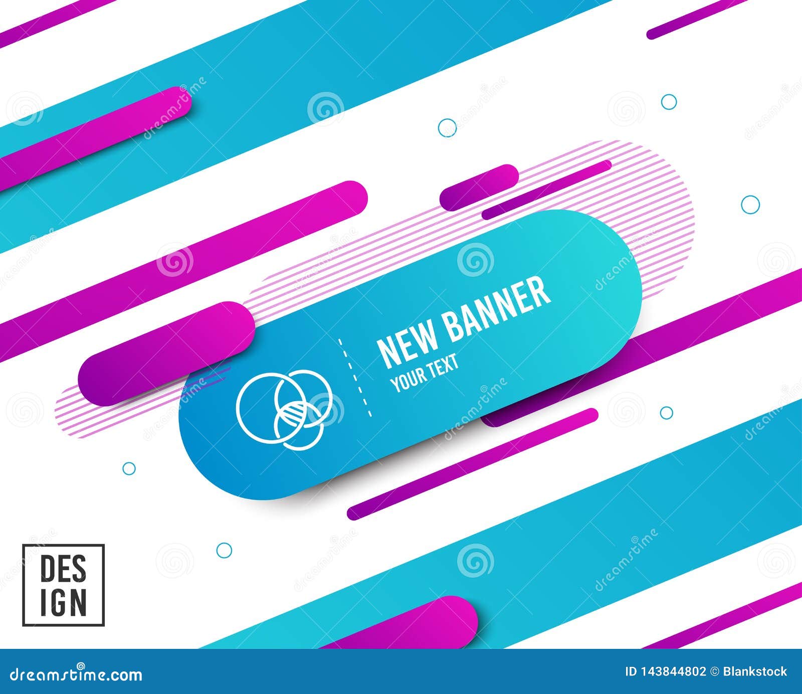 Euler Diagram Line Icon. Eulerian Circles Sign. Vector Stock Vector ...