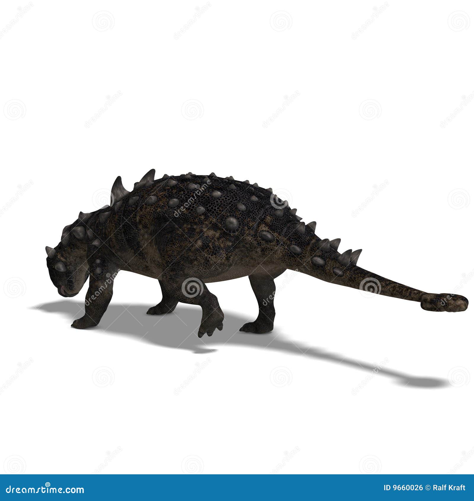 Euoplocephalus stock illustration. Illustration of ogre - 9660026
