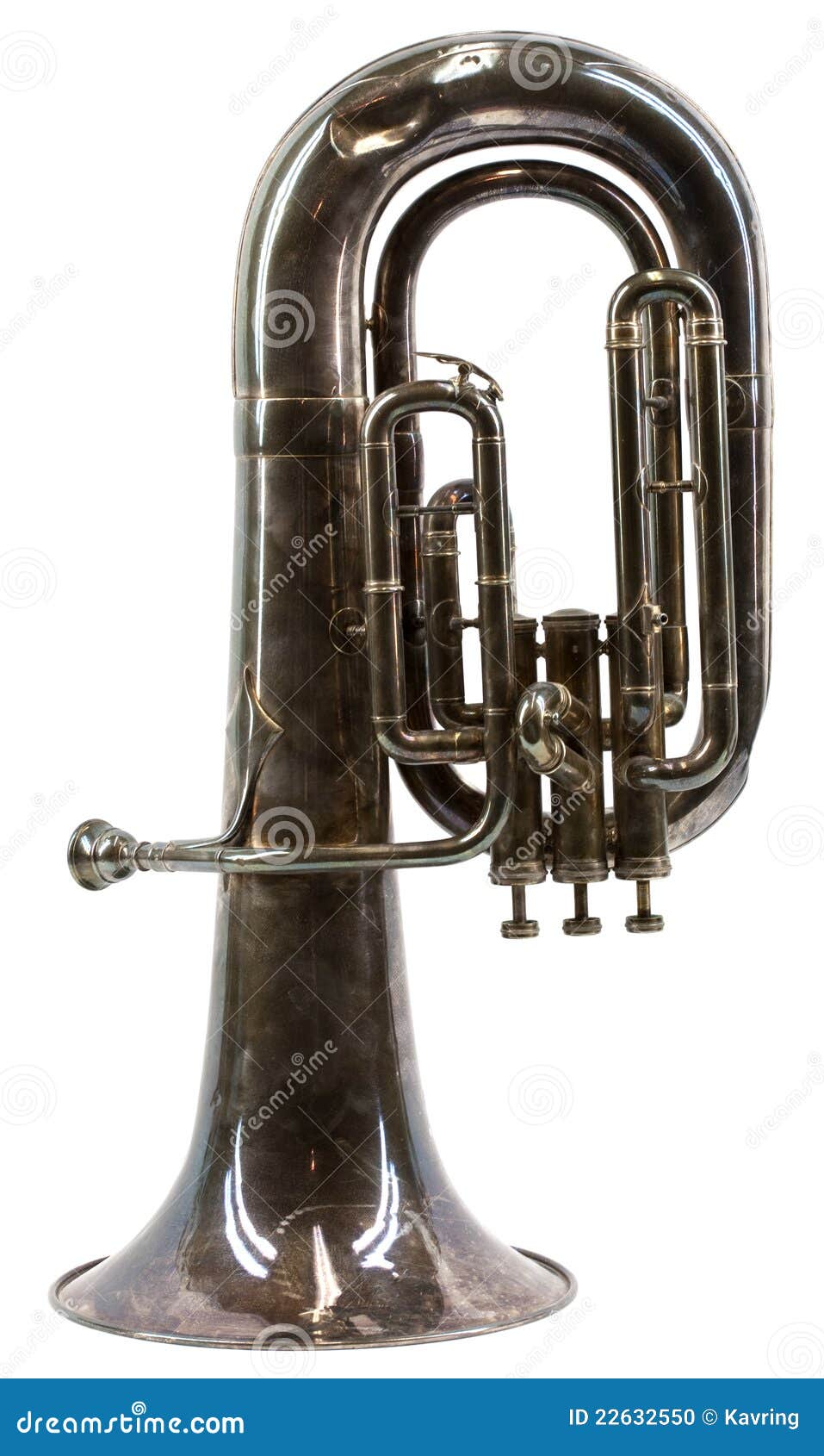 Euphonium stock photo. Image of musical, horn, isolated - 22632550