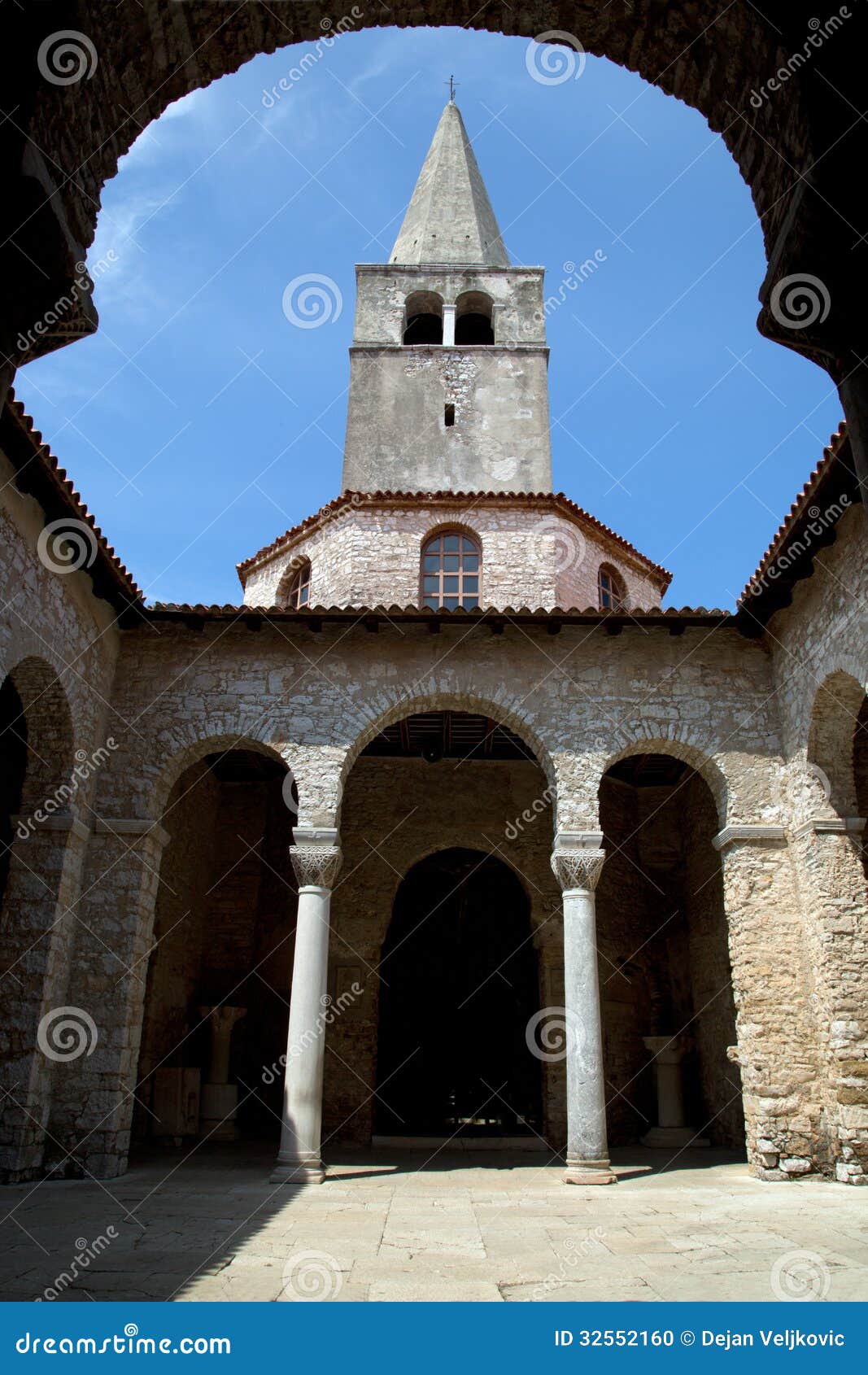 Euphrasian Basilica in Porec Stock Photo - Image of catholic ...
