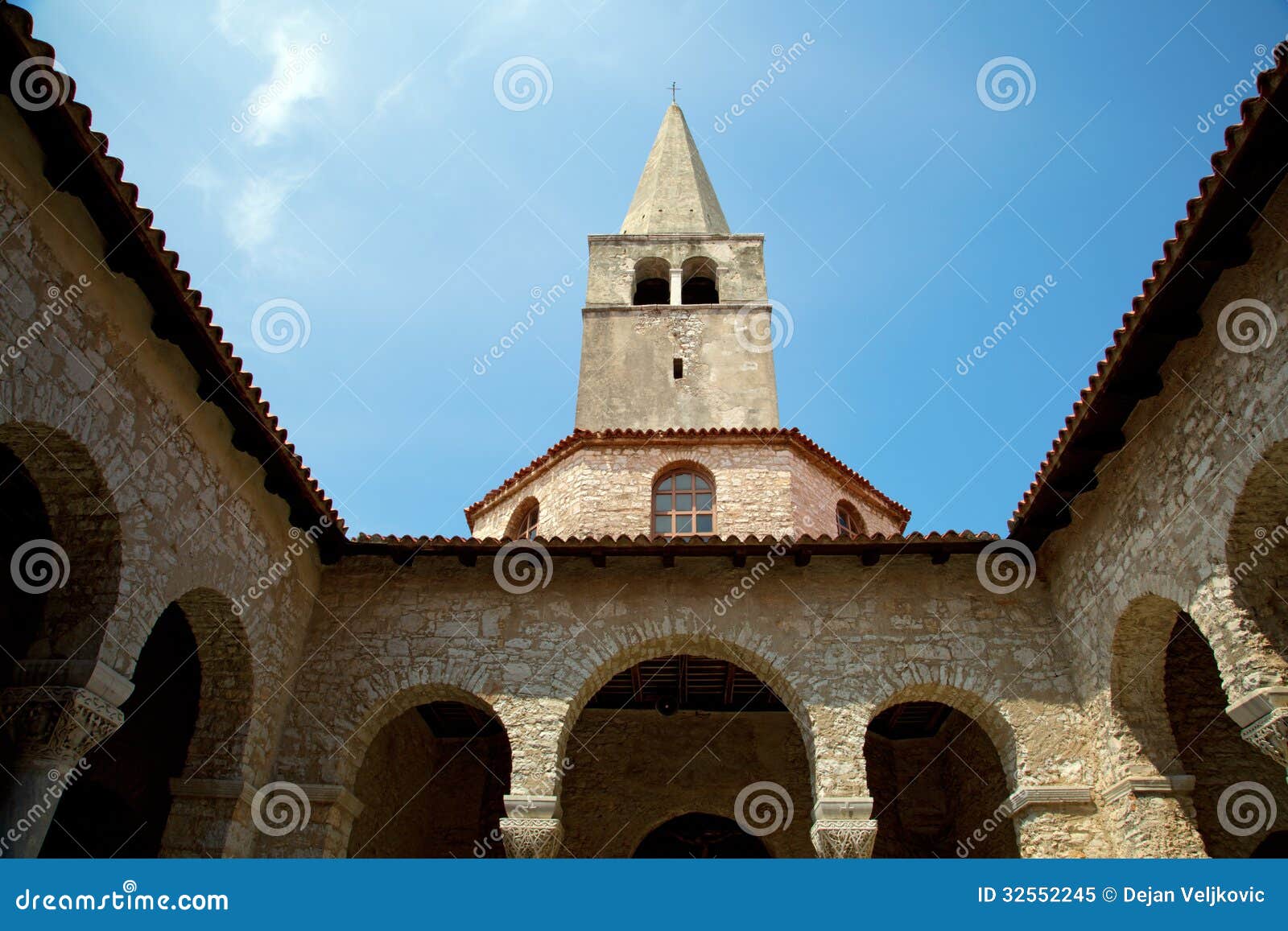 Euphrasian Basilica in Porec Stock Image - Image of heritage, europe ...