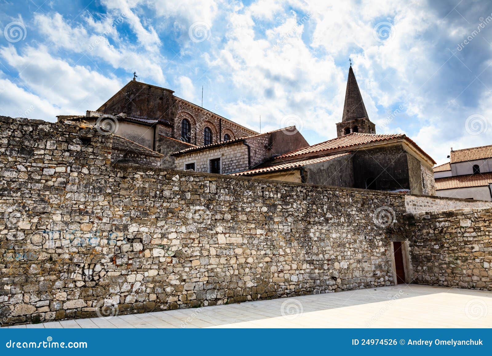 Euphrasius Church in Porec stock photo. Image of european - 24974526