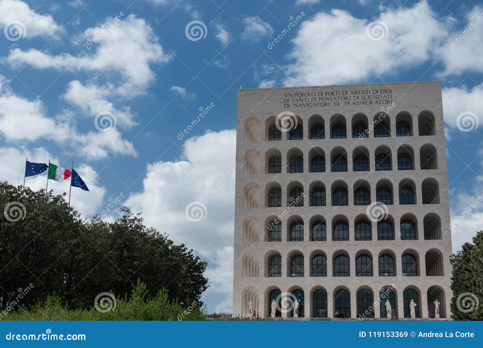 EUR Roma - Italia imagen de archivo. Imagen de ahora - 119153369