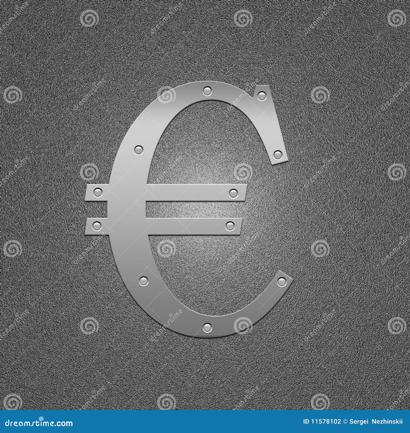 Euro stock illustration. Illustration of sign, europe - 11578102