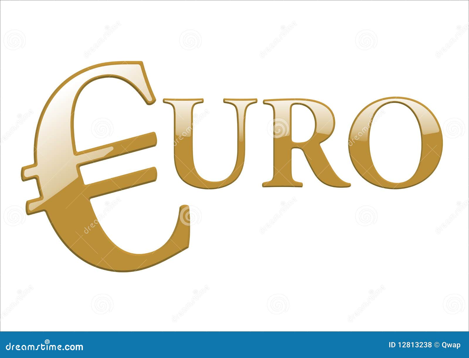 Euro stock vector. Illustration of graphic, background - 12813238