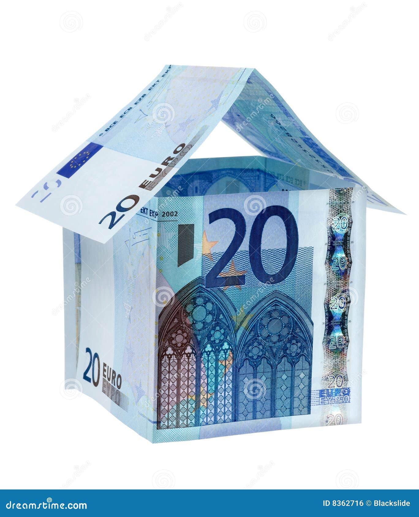 Euro 20 foto de archivo. Imagen de casero, residencia - 8362716