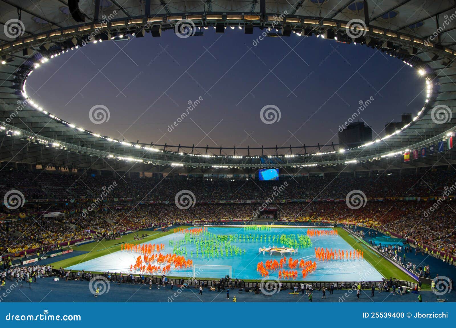 Euro 2012 Final in Kiev, Ukraine Editorial Image - Image of euro, event ...