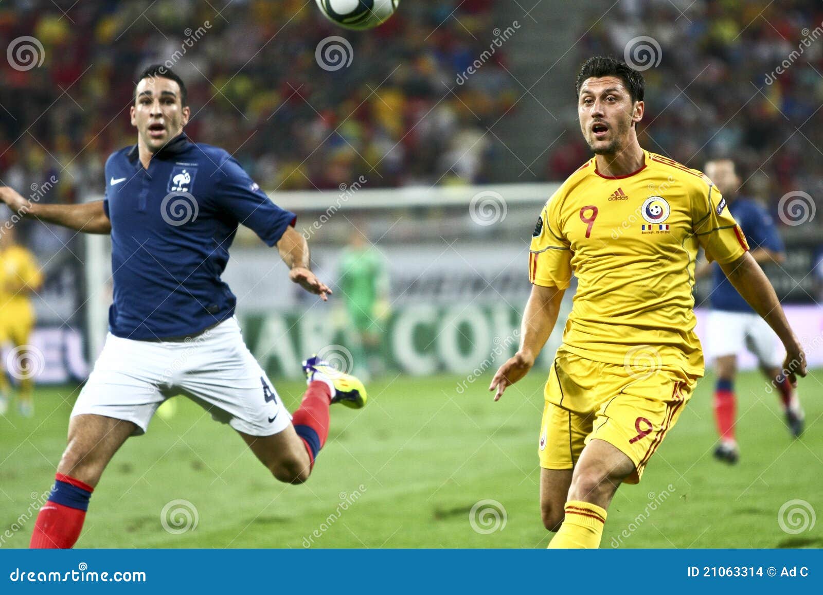 Euro 2012 Qualifying Round (Group D)Romania-France Editorial Stock ...