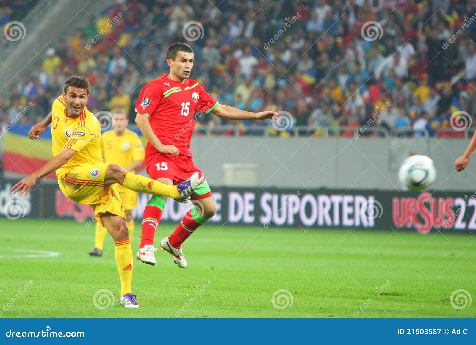 Euro 2012 Qualifying Round Romania-Belarus Editorial Photography ...