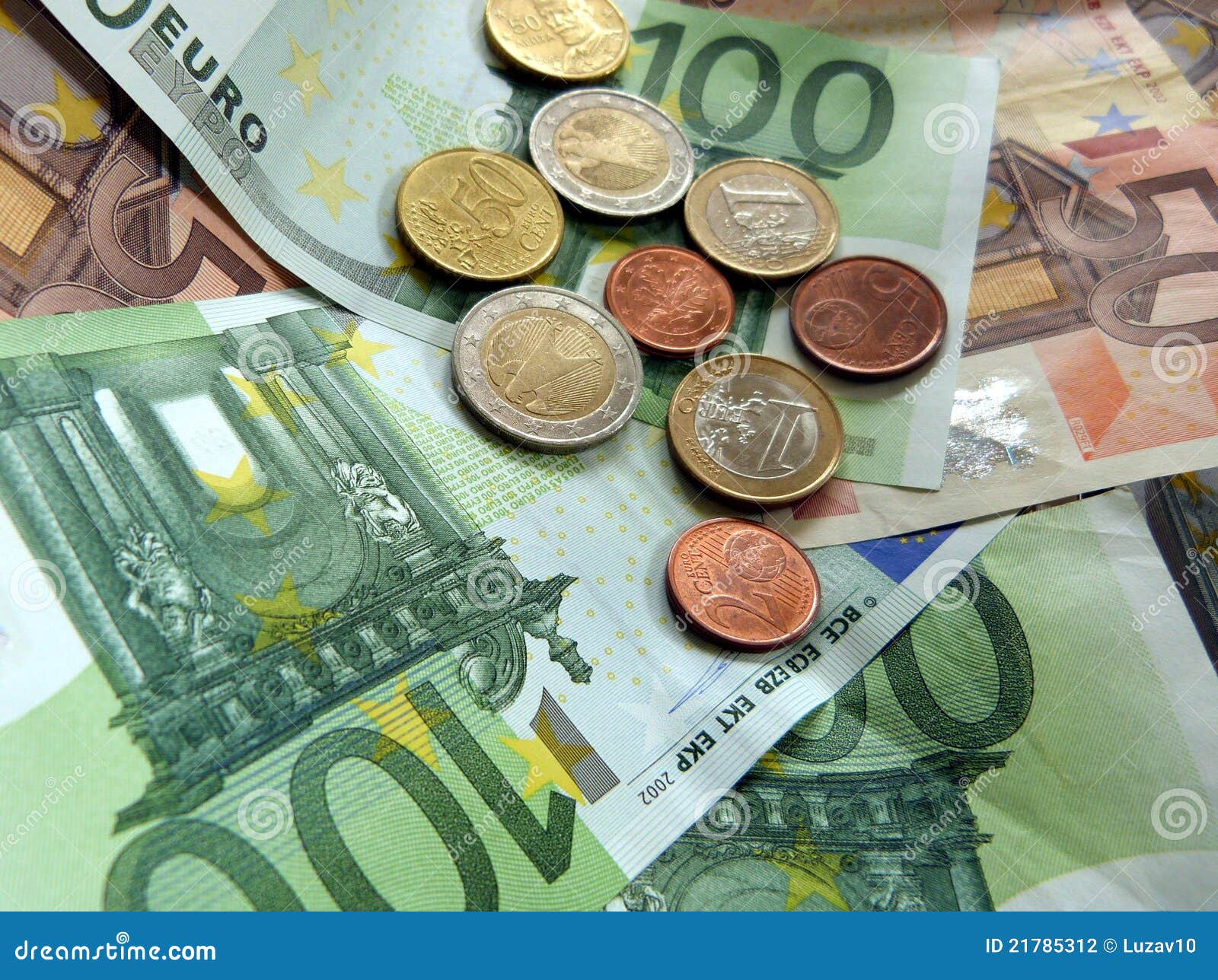 EURO stock photo. Image of bills, banking, commision - 21785312