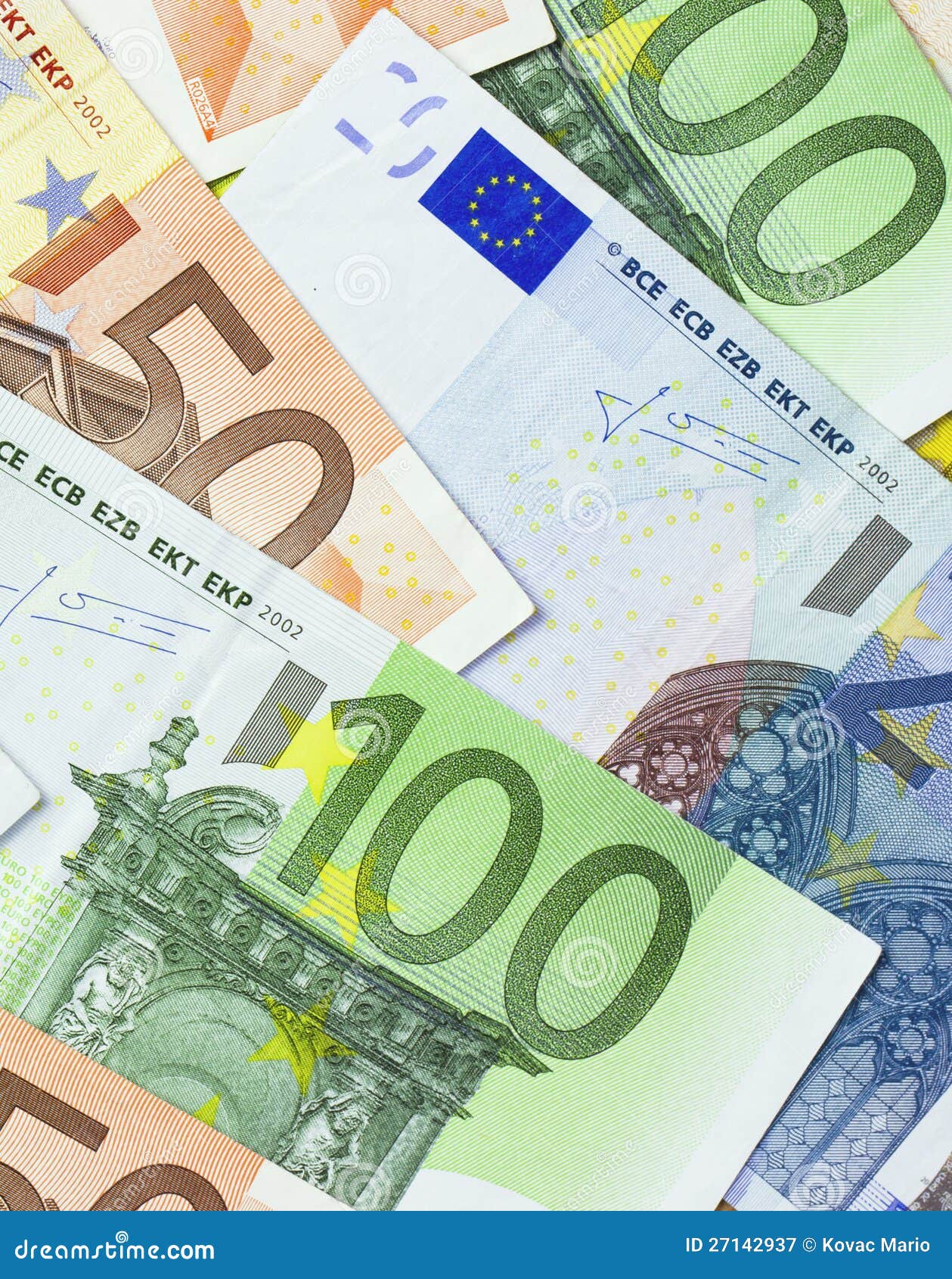 Euro obraz stock. Obraz złożonej z notatka, irlandia - 27142937