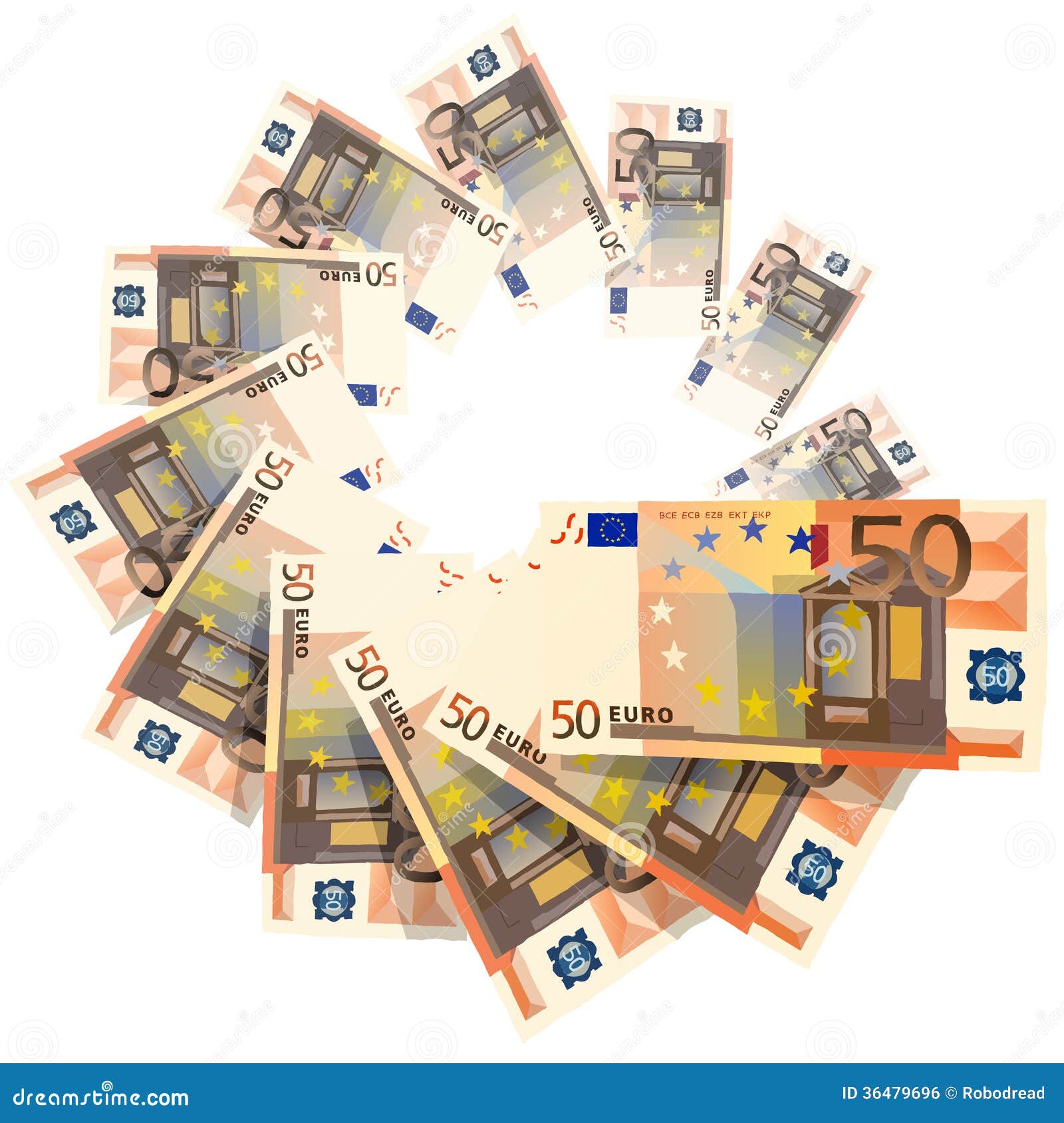 Euro illustration de vecteur. Illustration du emprunts - 36479696