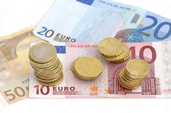 Euro stock image. Image of count, earnings, coinage, financing - 3692393