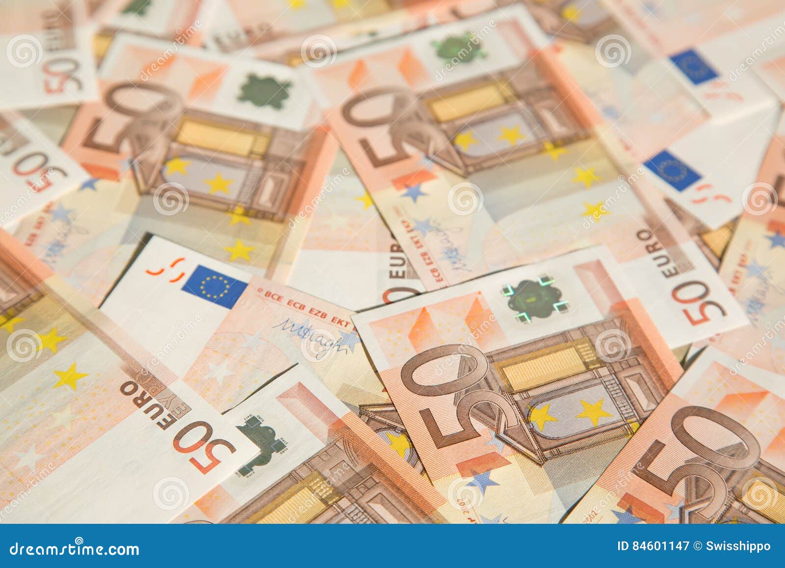 Euro 50 immagine stock. Immagine di numero, fattura, valuta - 84601147