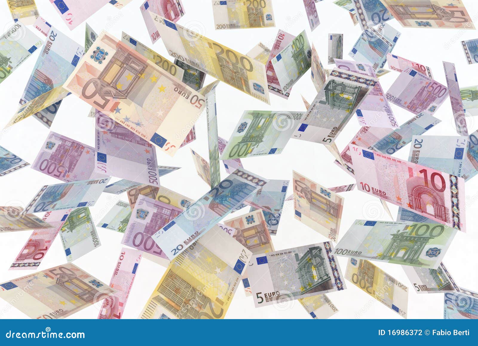 Euro in the air stock photo. Image of europe, banker - 16986372