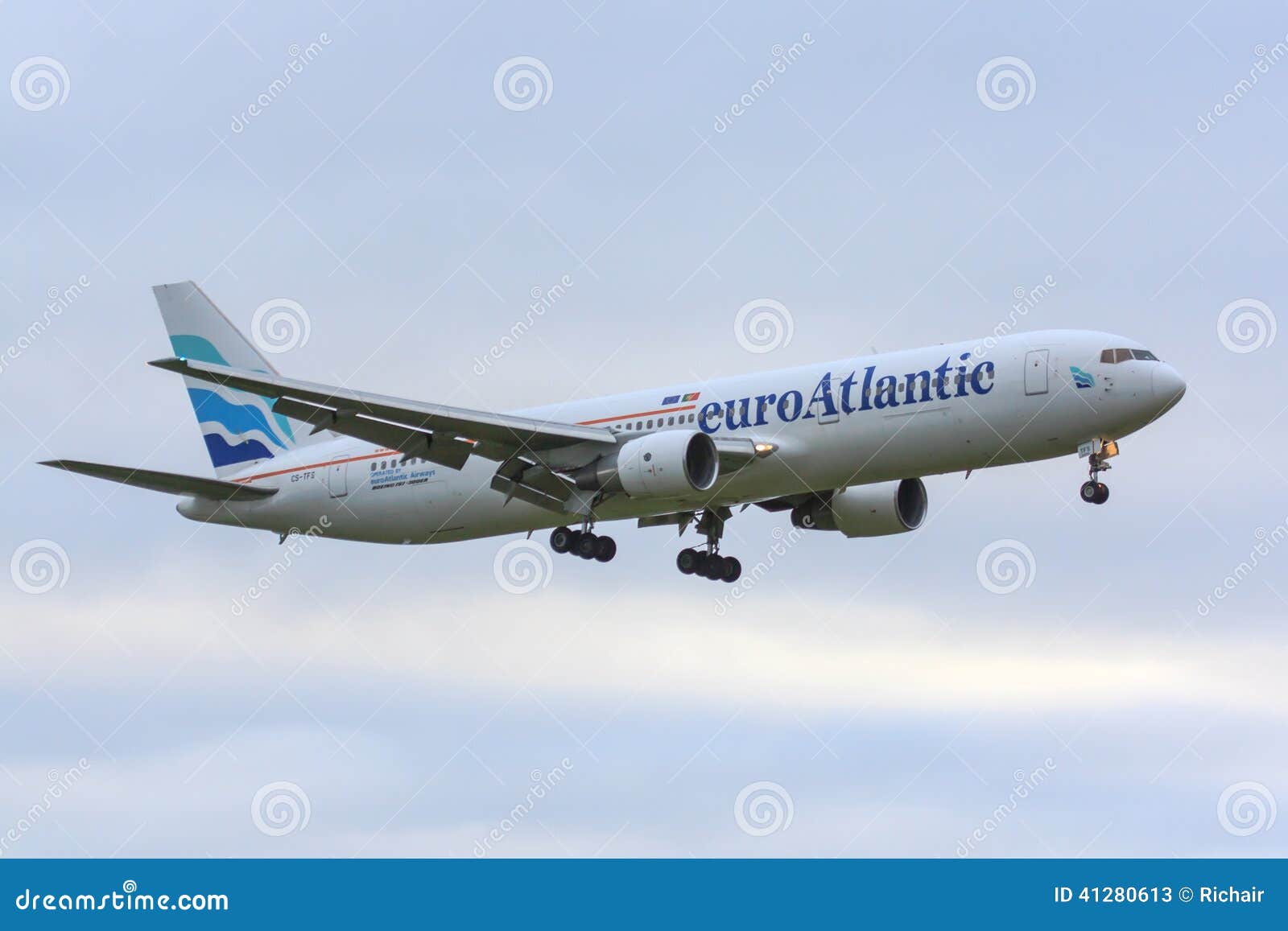 Euro Atlantic Boeing 767-300 Editorial Stock Photo - Image of airliner ...