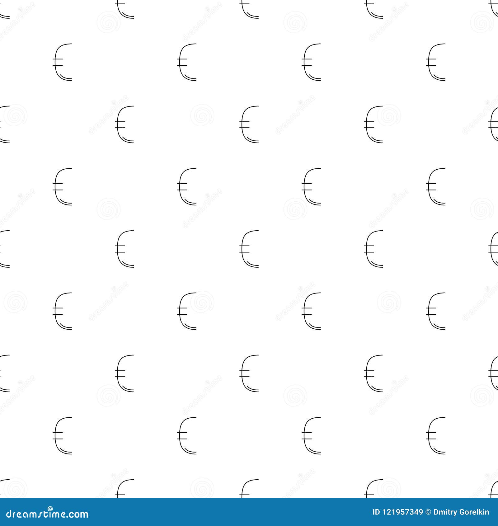 Euro Background from Line Icon. Stock Vector - Illustration of line ...