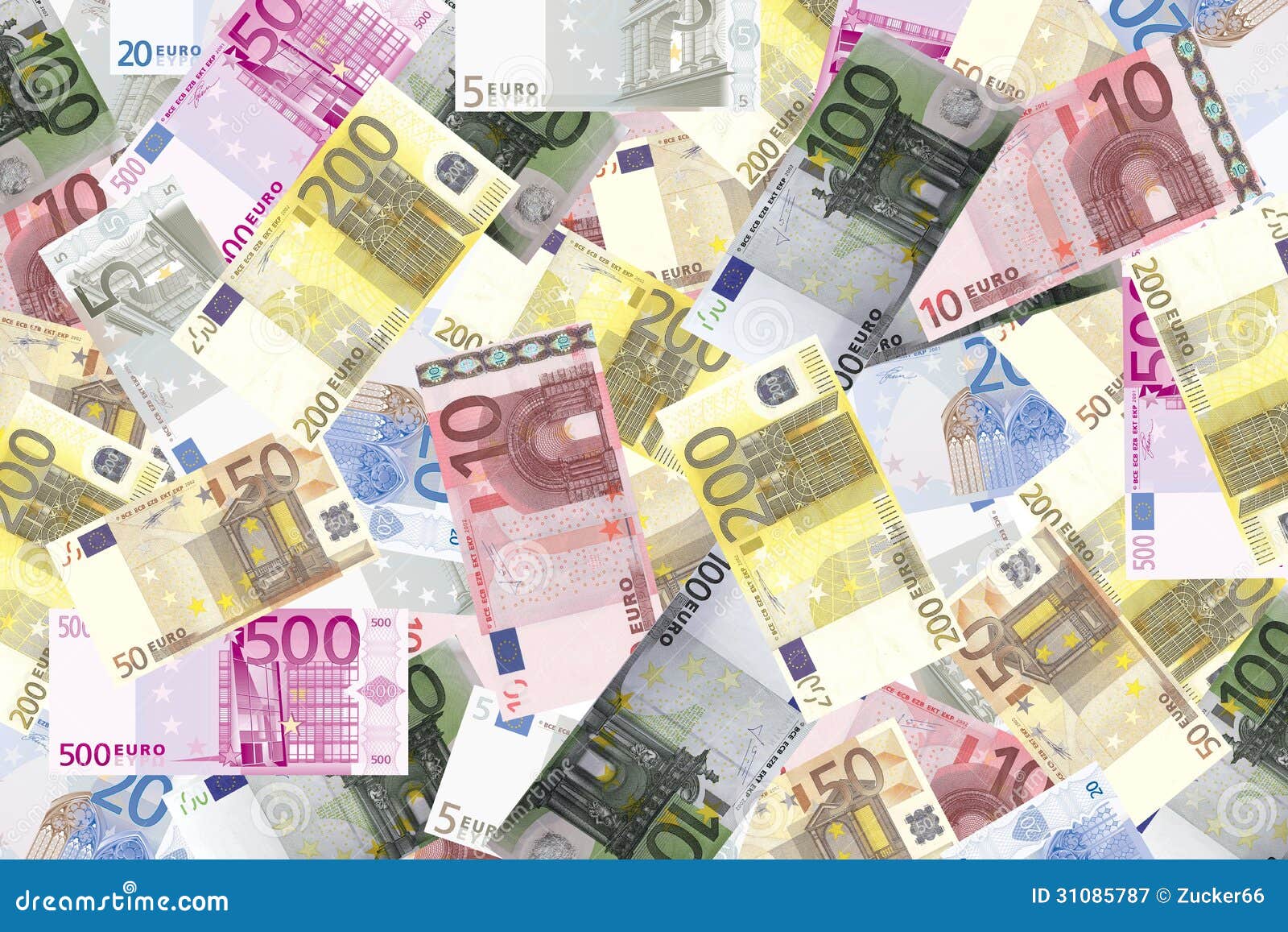 Euro background stock image. Image of nominal, europe - 31085787