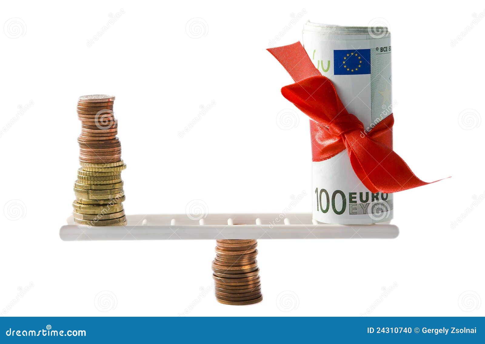 Euro balance stock photo. Image of number, commerce, money - 24310740