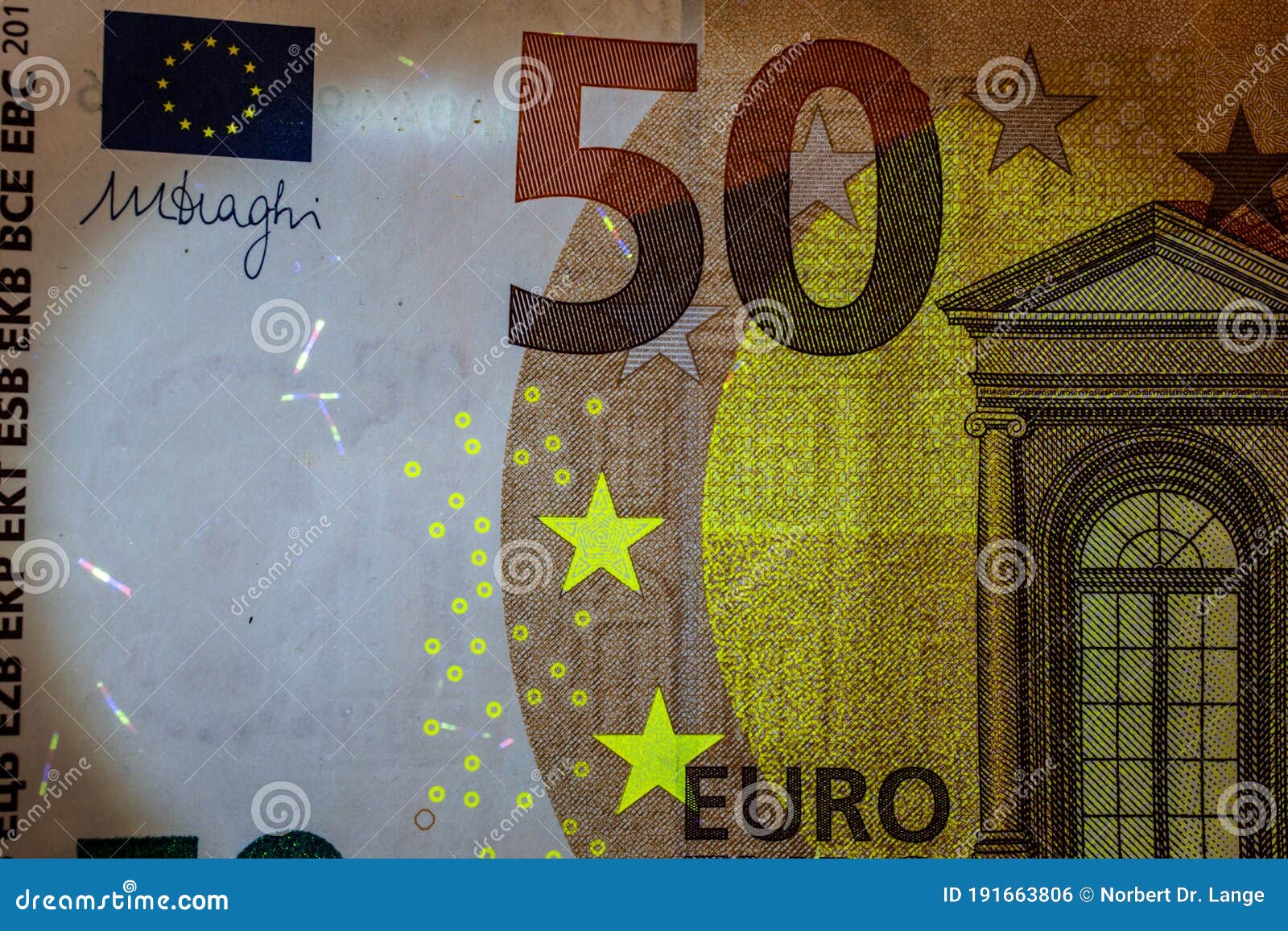 Euro bank note stock photo. Image of bills, shopping - 191663806