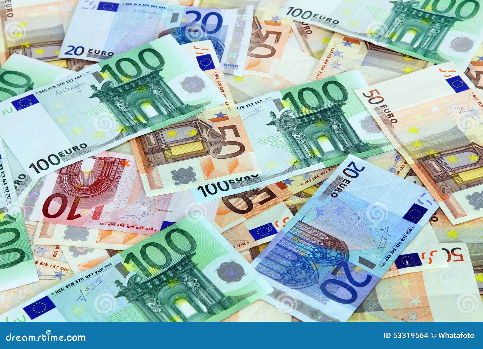 Euro bank notes stock photo. Image of banking, note, save - 53319564