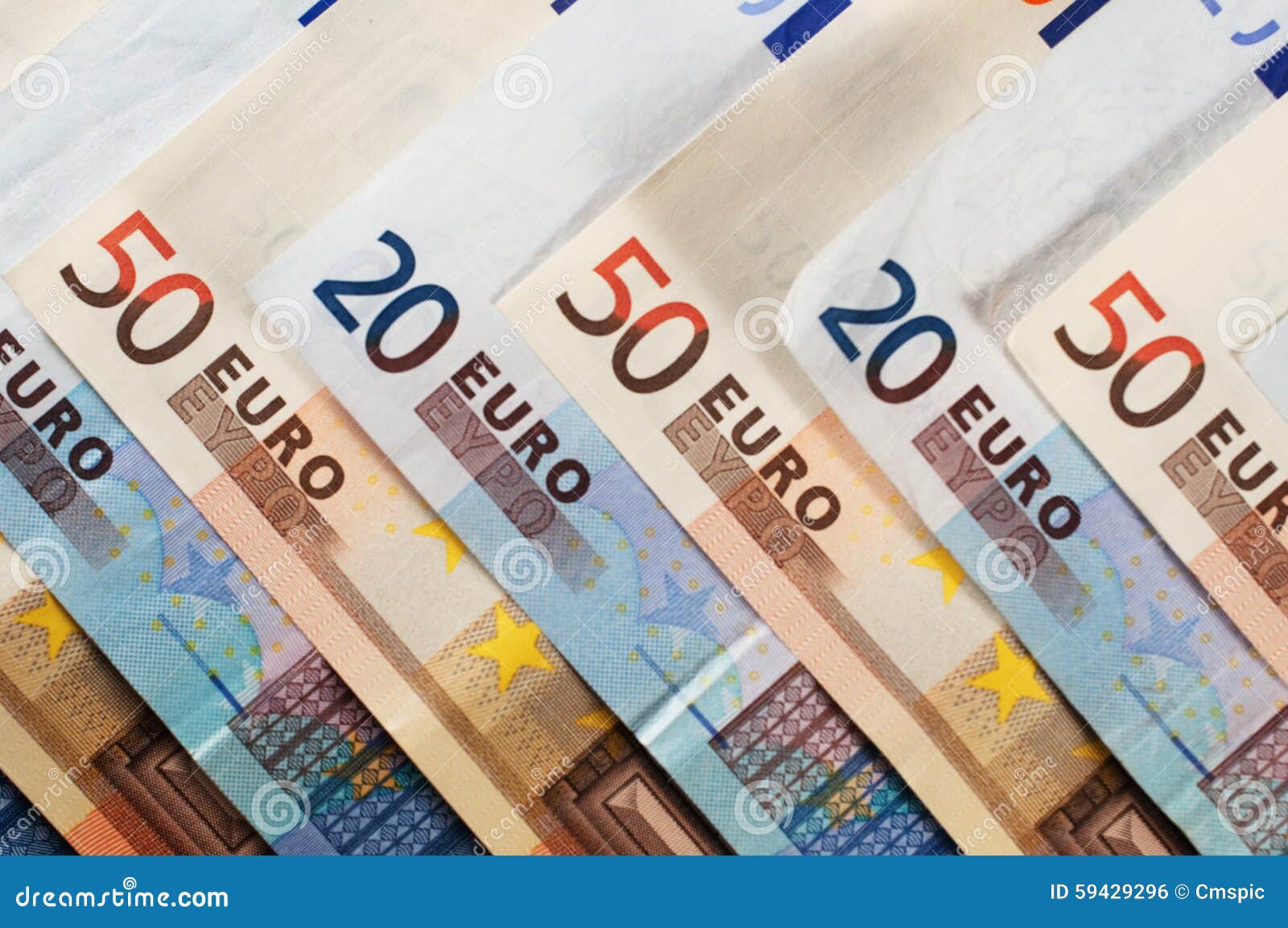 Euro bank notes stock photo. Image of euro, money, banknote - 59429296