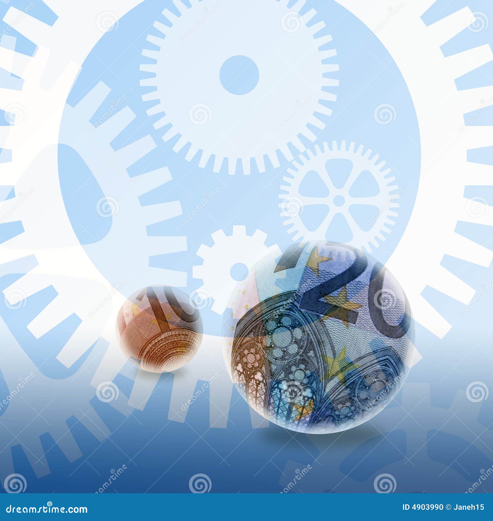 Euro banking system stock illustration. Illustration of works - 4903990