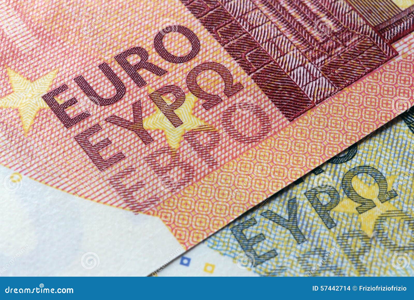 Euro Banknote, Particular, Editorial Use Editorial Stock Image - Image ...