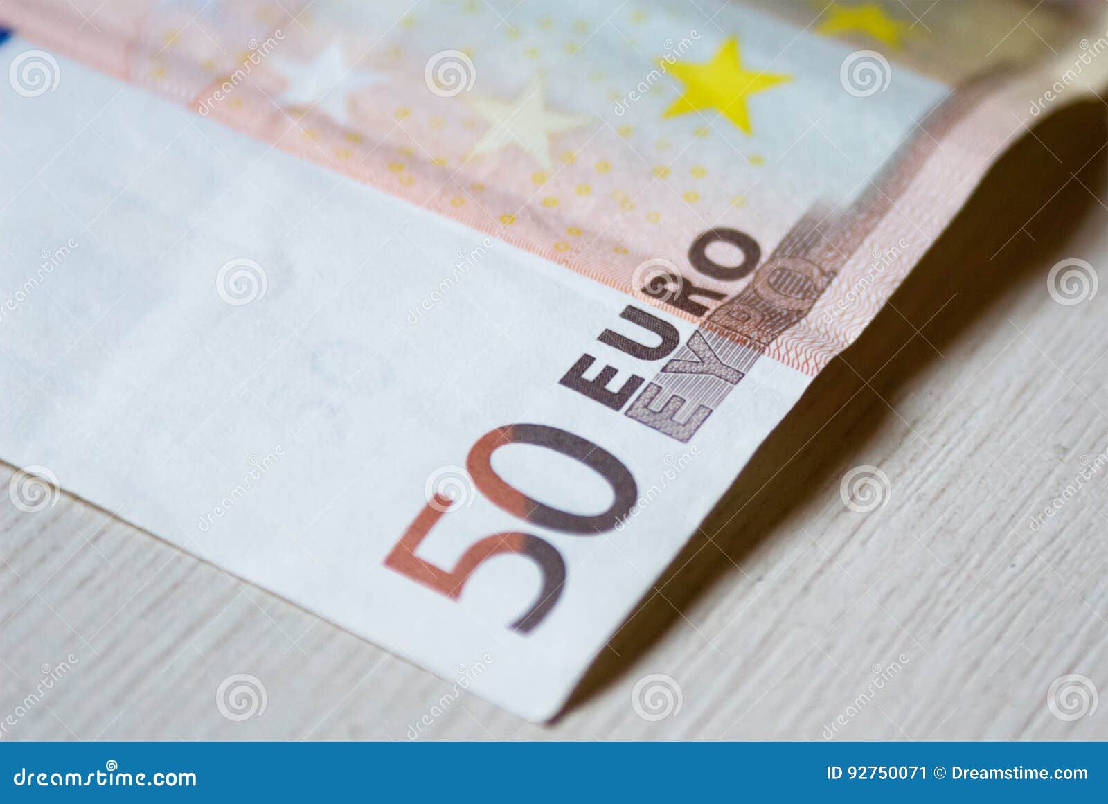 Euro banknote print stock image. Image of banknote, coins - 92750071