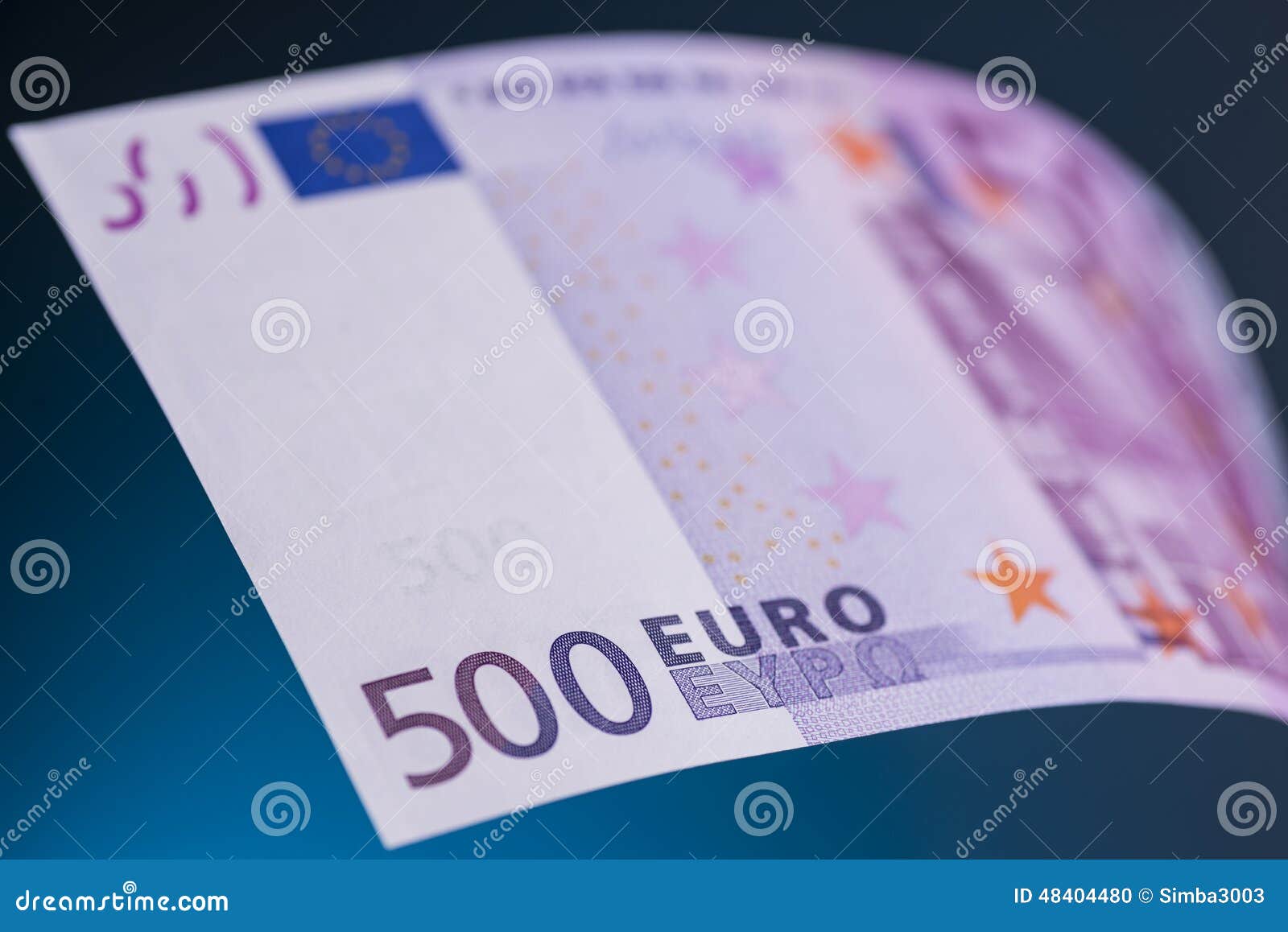 500 Euro banknotes stock photo. Image of banknote, shallow - 48404480