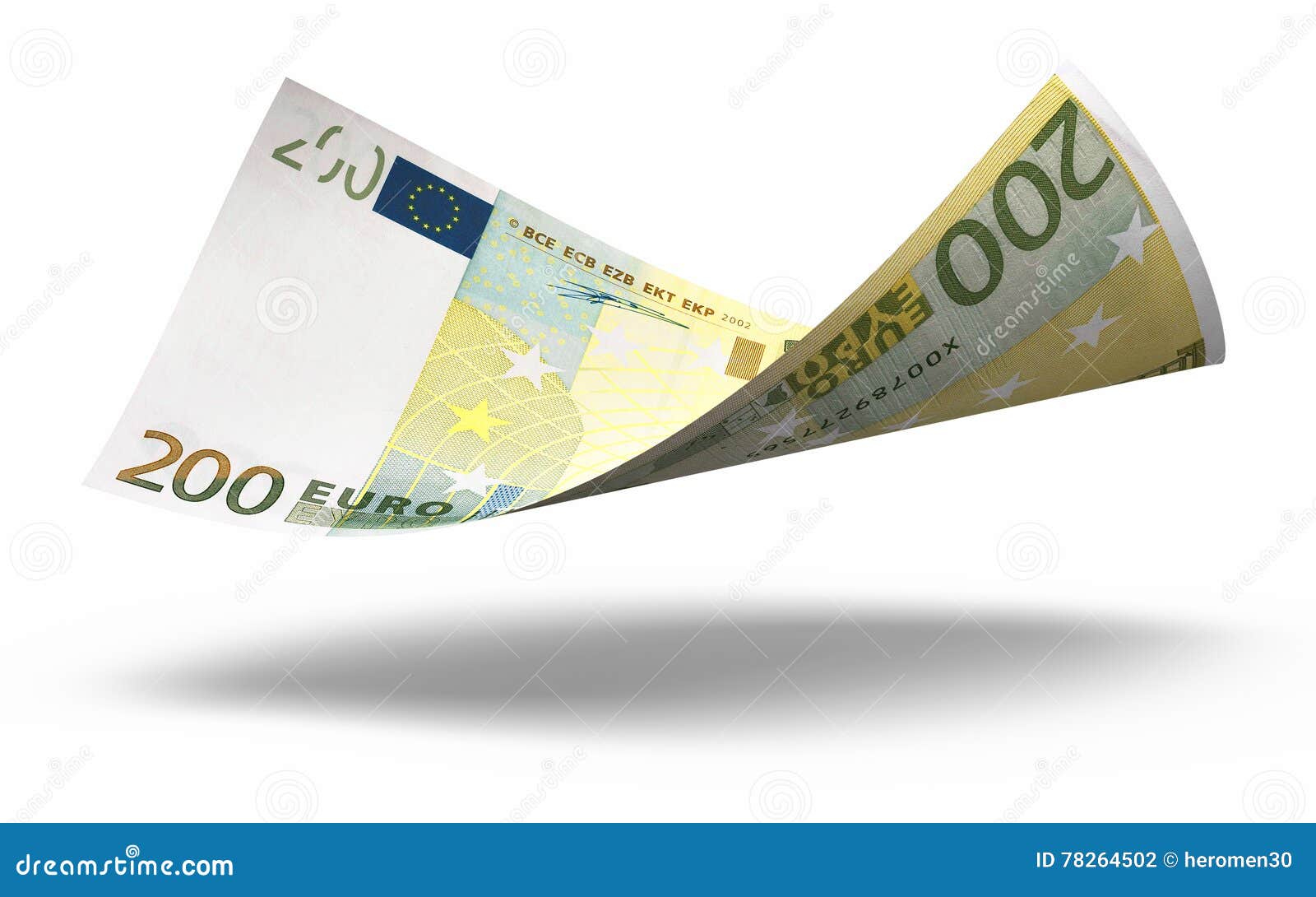 200 euro banknotes stock illustration. Illustration of green - 78264502