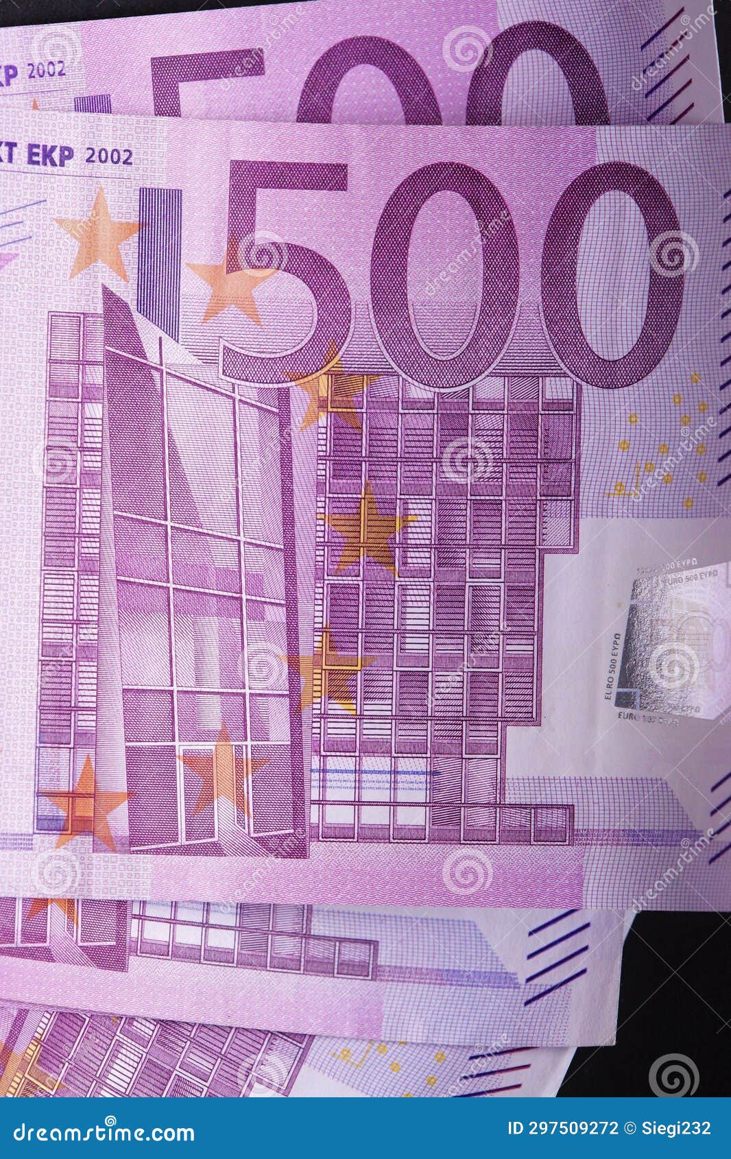 500 euro banknotes stock photo. Image of currencies - 297509272