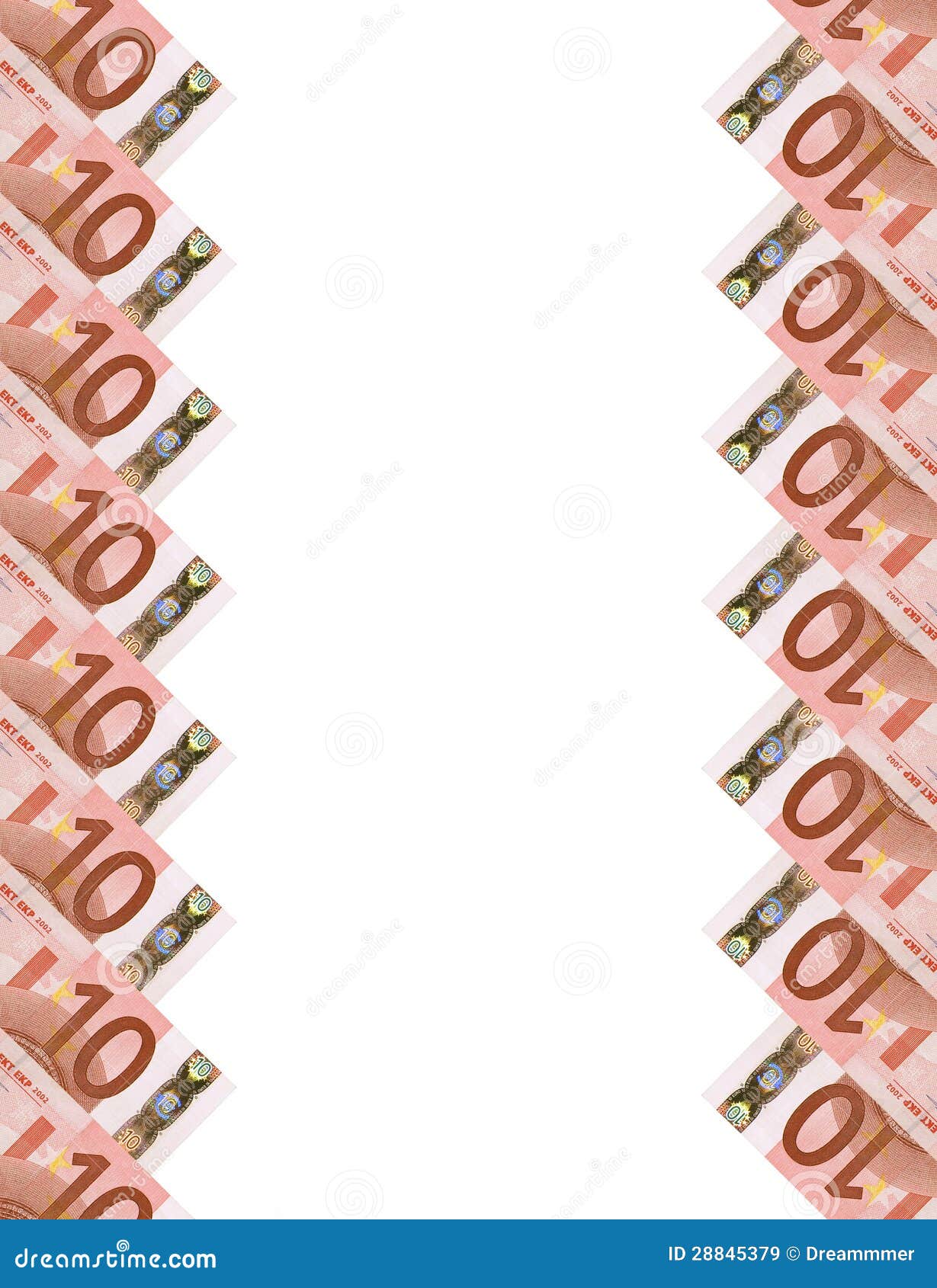 Euro Banknotes.Vertical Background.10. Stock Image - Image of money ...