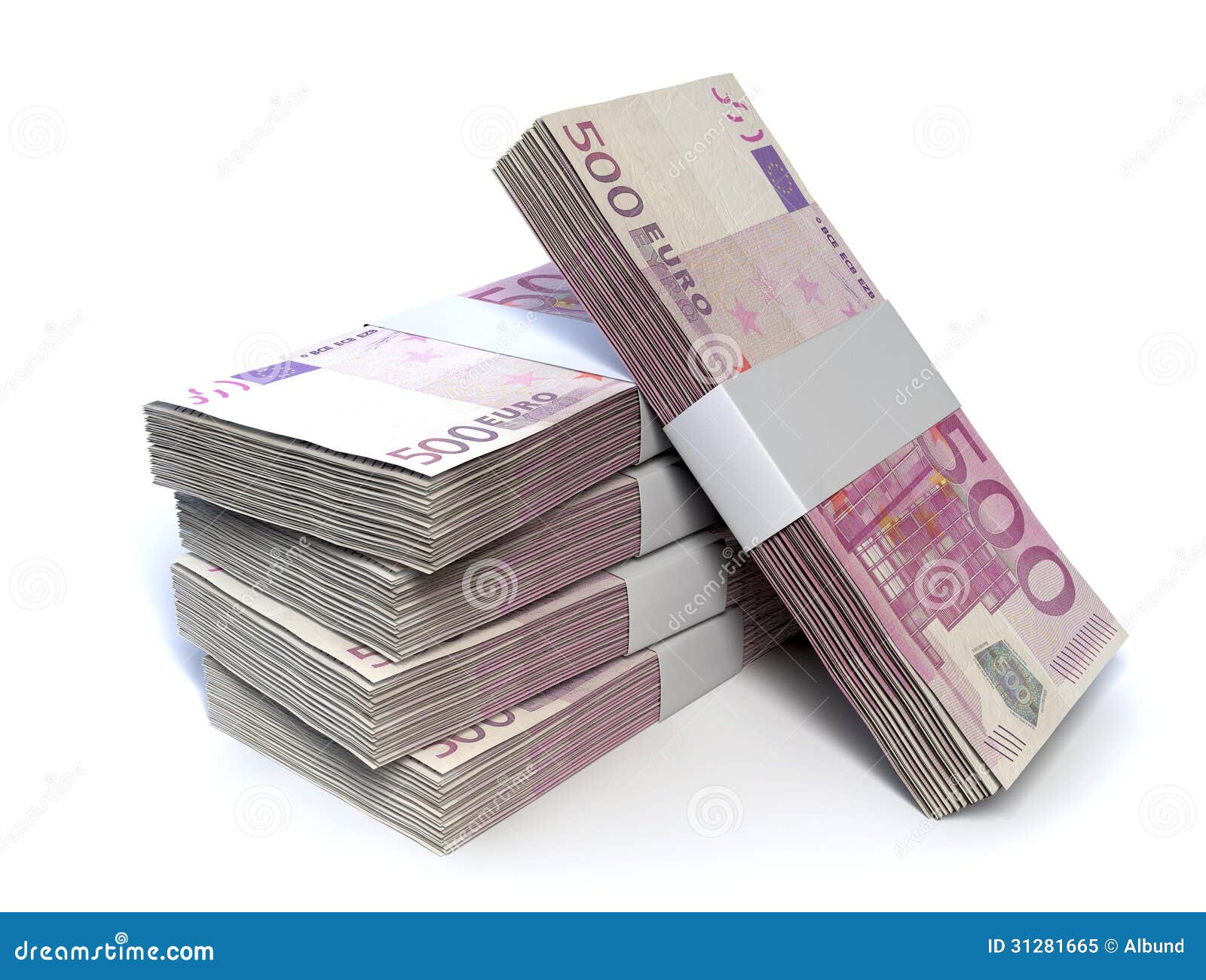 Euro Bill Pile Perspective image stock. Image du intervalle - 31281665