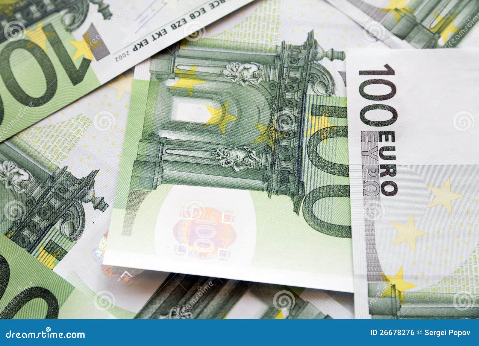 Euro billets de banque photo stock. Image du devises - 26678276