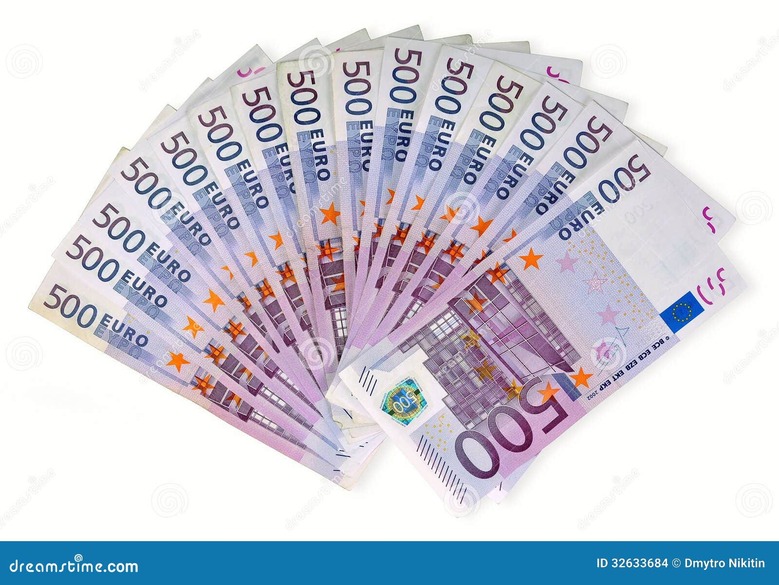 Euro Billets De Banque D'argent Photo stock - Image du salutation ...
