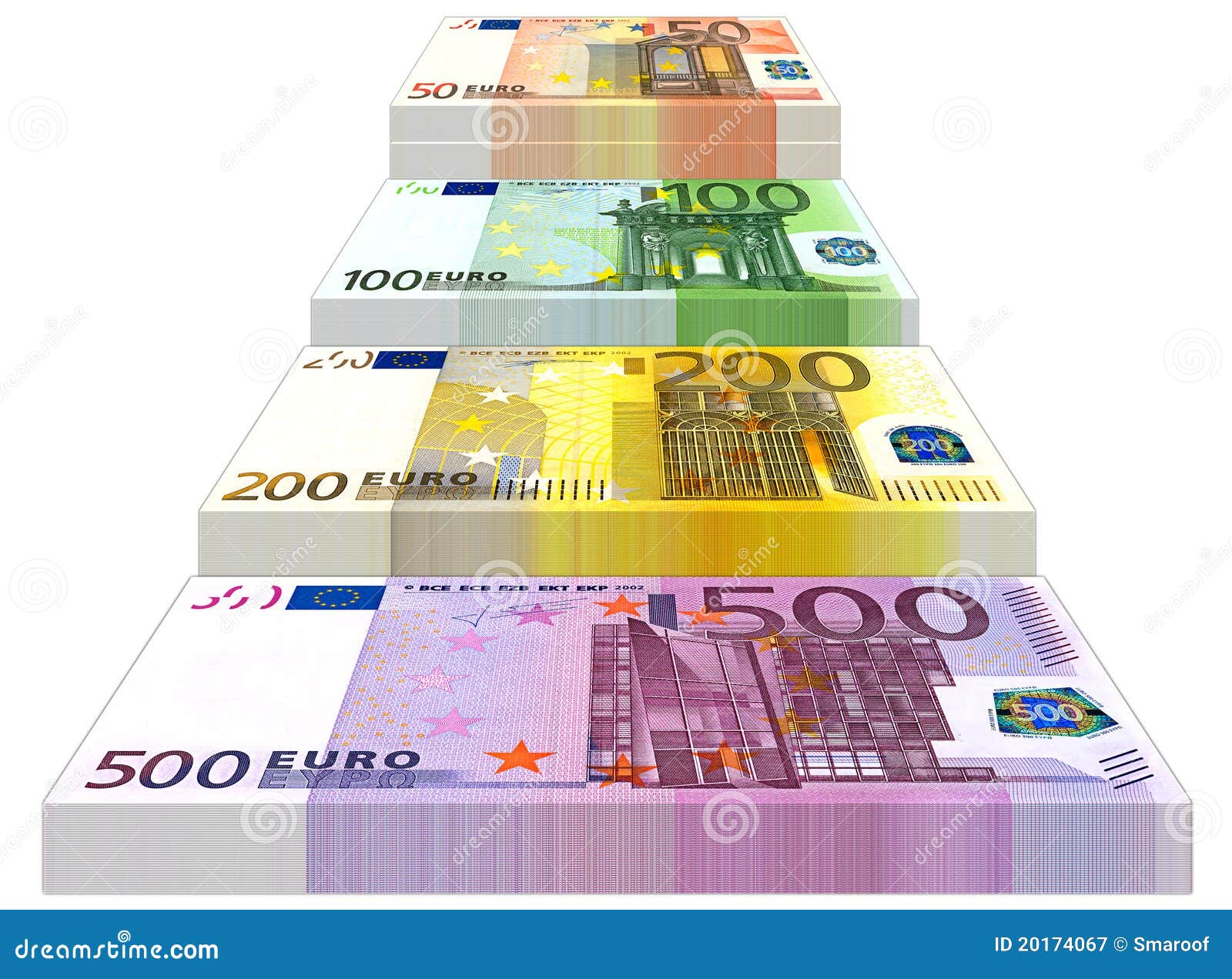 Euro Bills stock illustration. Illustration of benefit - 20174067