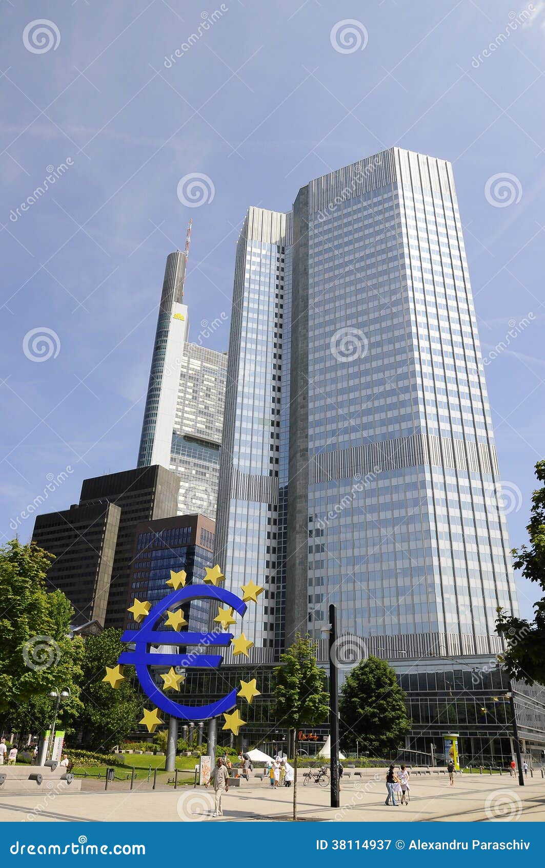 Euro Building from Frankfurt, Germany Editorial Photography - Image of ...