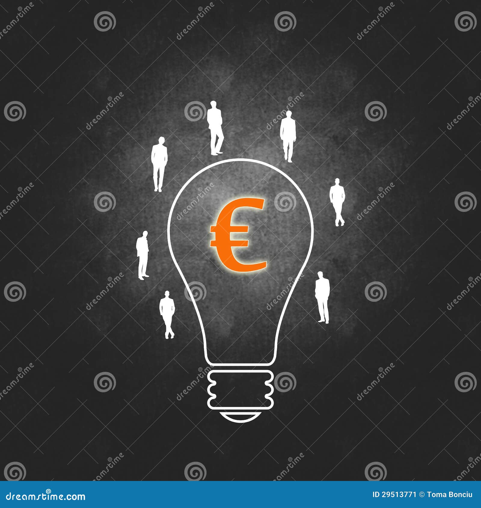 Euro Business Success and the Management Process Stock Illustration ...