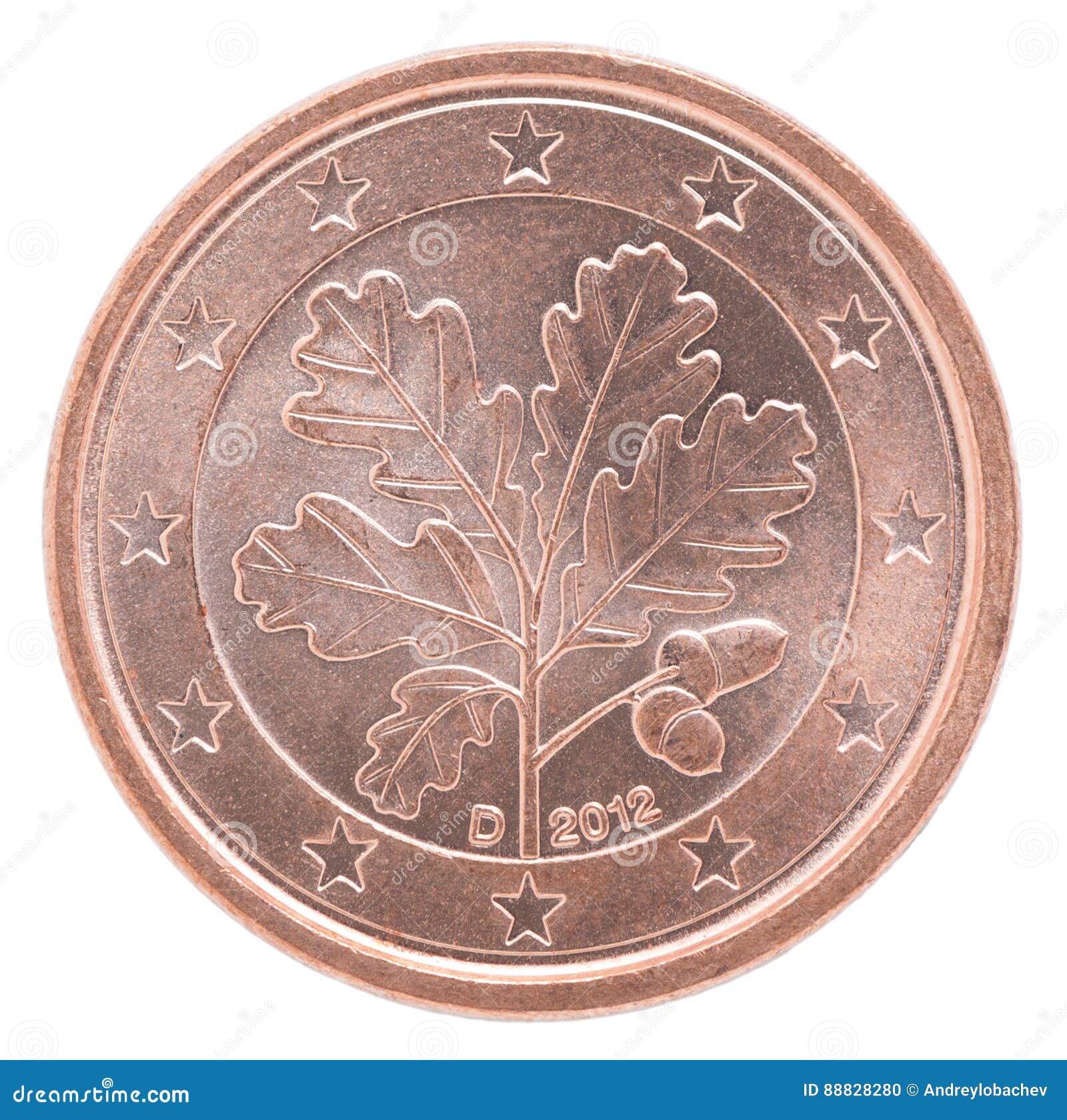 Euro cent coin stock photo. Image of circle, metal, market - 88828280