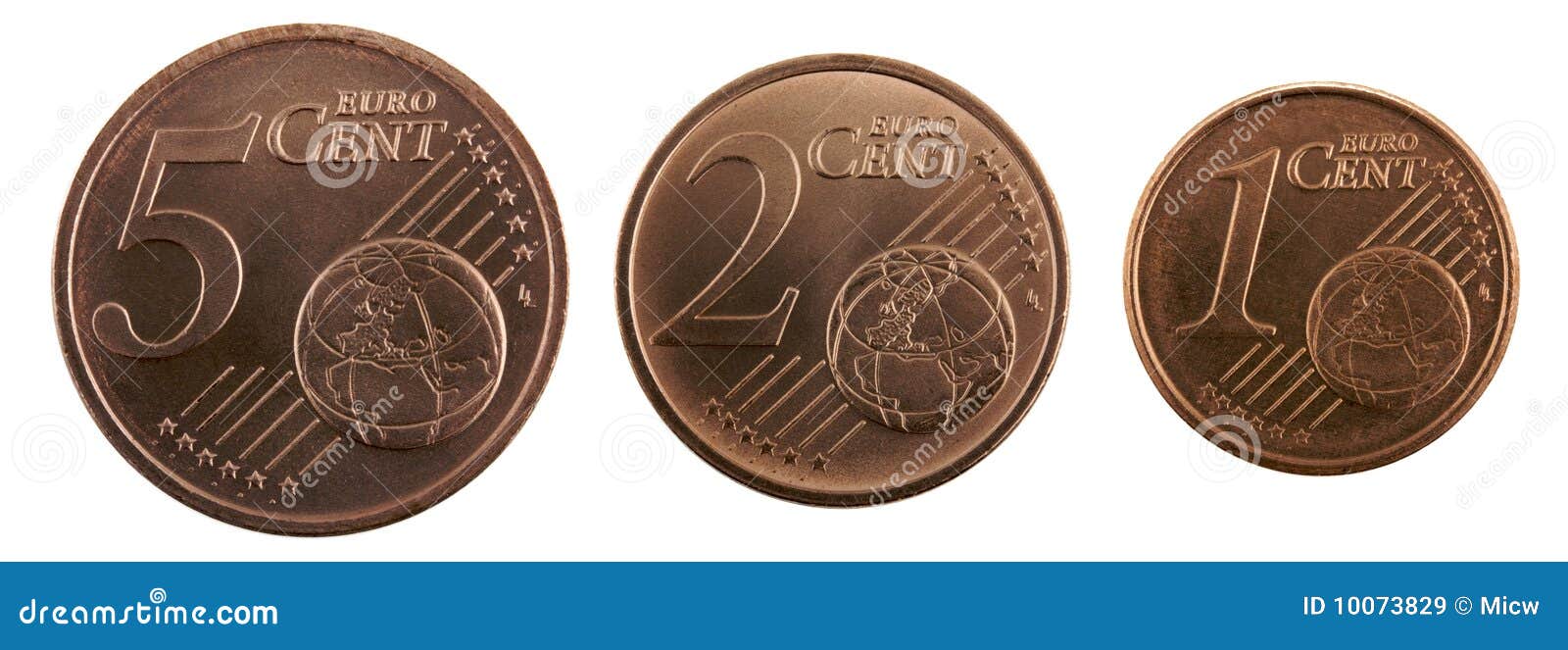 Euro Centen stock afbeelding. Image of bankwezen, vijf - 10073829