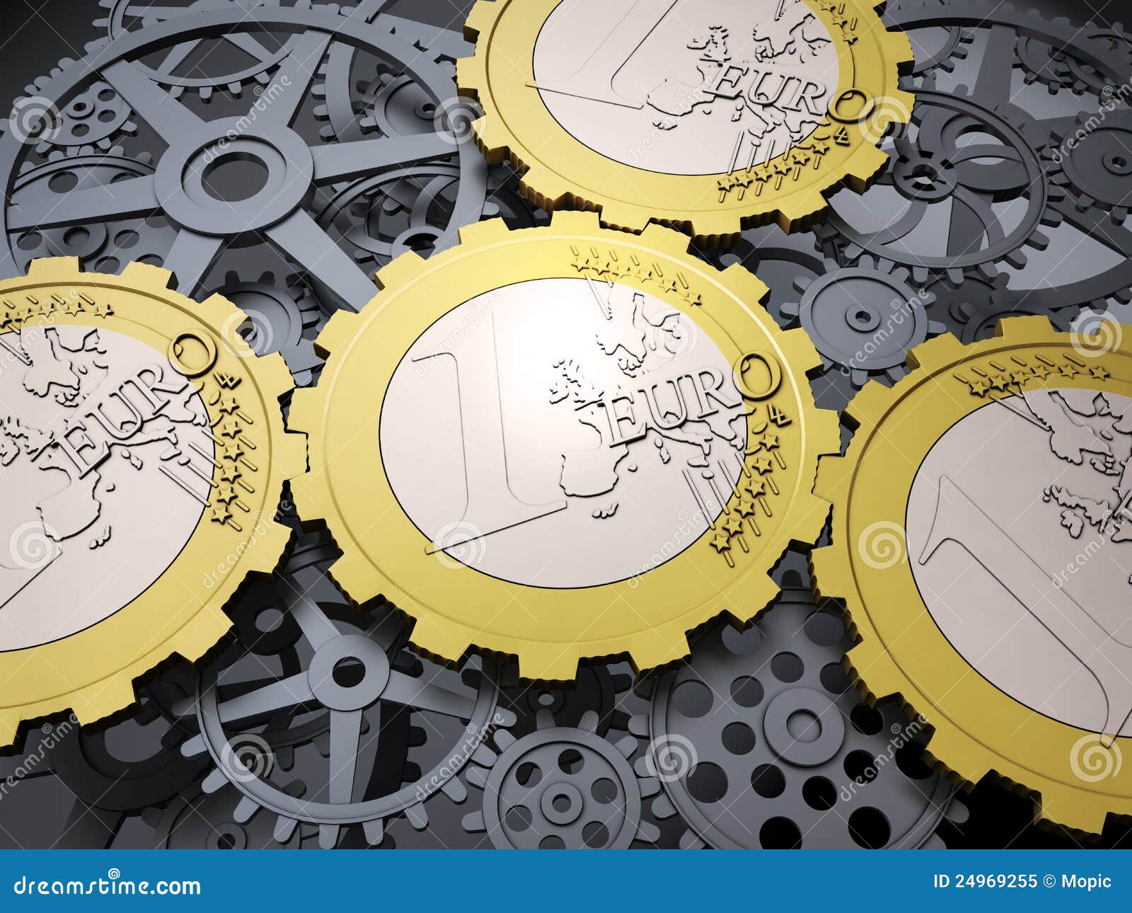 Euro Coin Rotating Gif Animation Sprite Sheet Vector Illustration ...