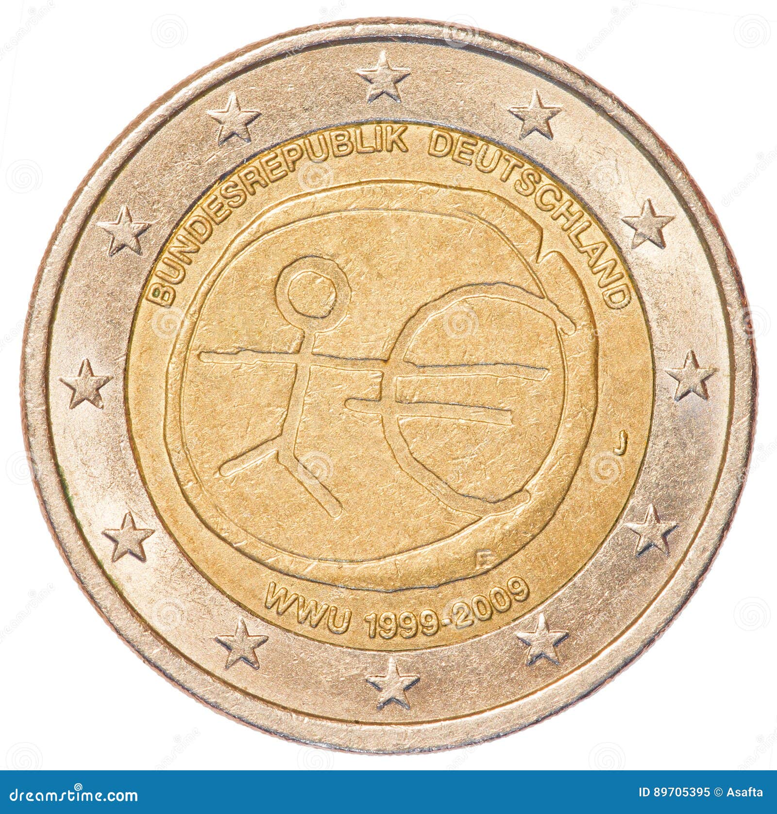 2 euro coin - Germany stock image. Image of banking, currency - 89705395