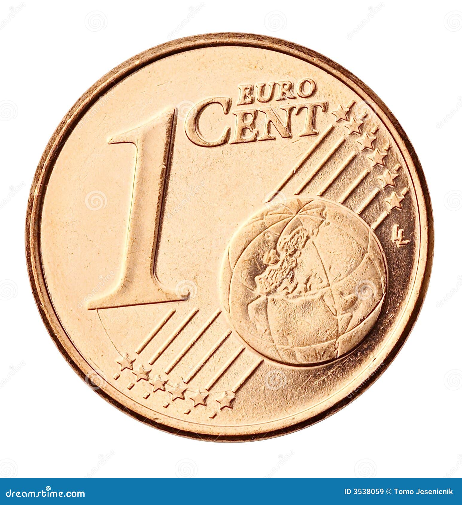 Euro Coin Isolated on White Stock Image - Image of investing, economy ...